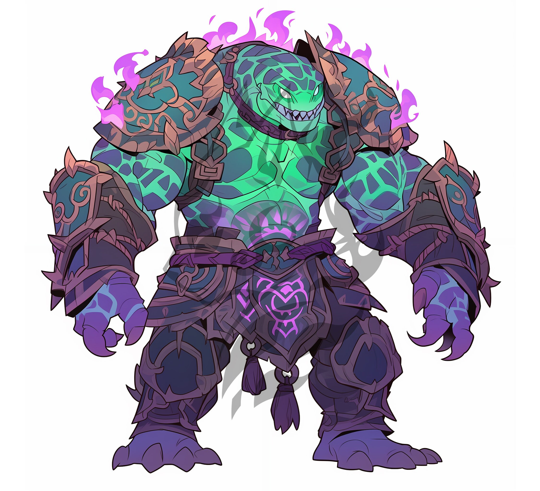 Tortle Fighter Adoptable Character Digital Download HD Image Warrior ...