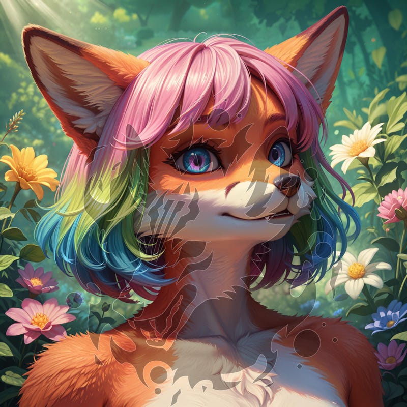 Anthro Female Fox - Etsy