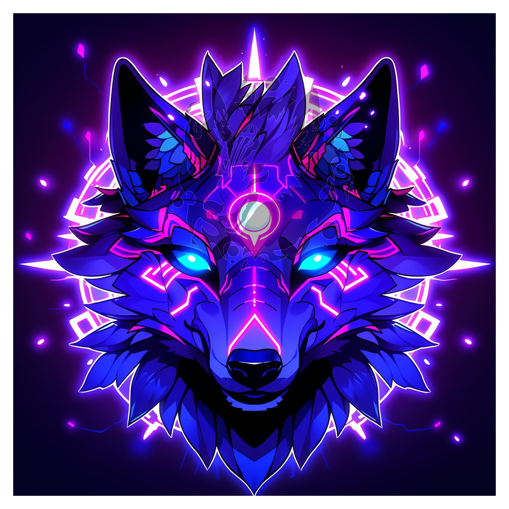 Wolf Fursona Profile Pic Digital Download HD Image Unique Original ...
