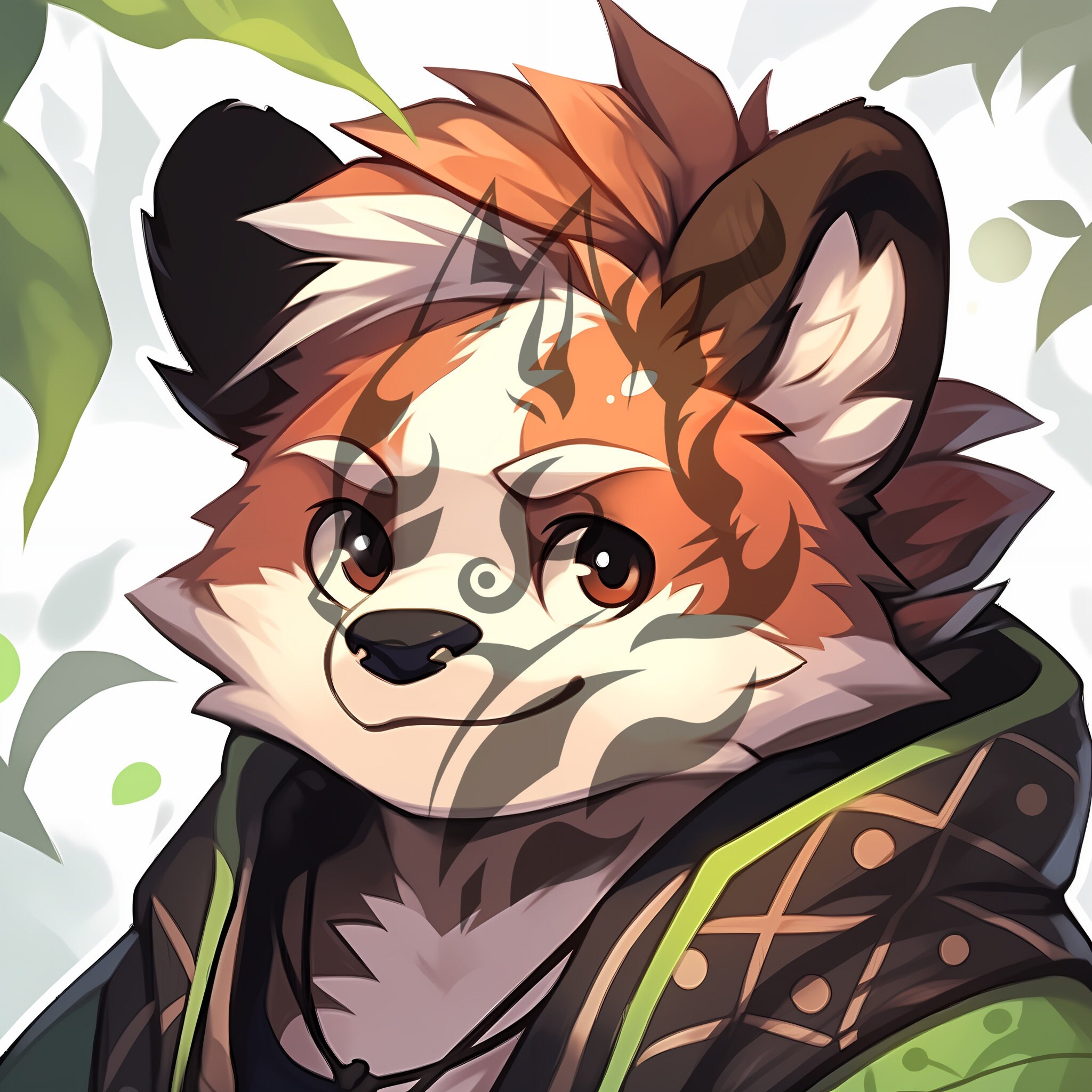 Red Panda Furry Fursona Profile Pic PFP Digital Download HD Image ...