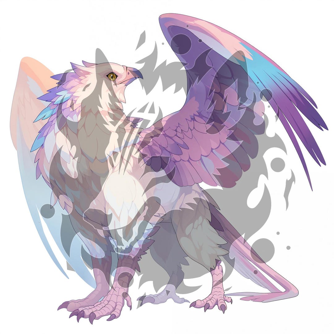Crystal Gryphon Adoptable Character - Digital Download HD Image ...
