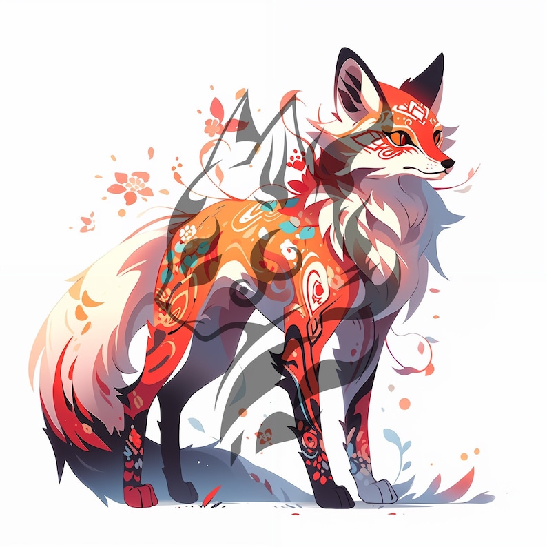 Magical Fox Adoptable Character Digital Download HD Image - Etsy