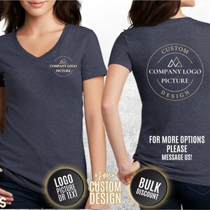 Front and Back Personalized T-shirt ,custom Design Shirt, Custom Couple ...
