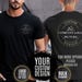 Front and Back Personalized T-shirt ,custom Design Shirt, Custom Couple ...