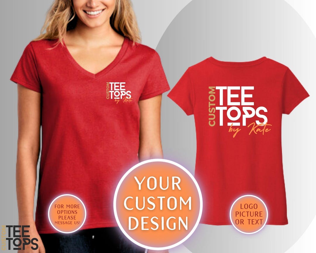 Custom Logo T-shirt: Personalized Company Bulk Shirts - Etsy