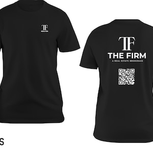 Front and Back Your Custom Logo Design T-shirt, Bulk Personalized ...