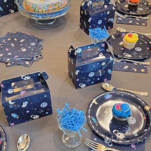 Space Party Decorations 36 Count. Outer Space Plates Napkins Favor ...