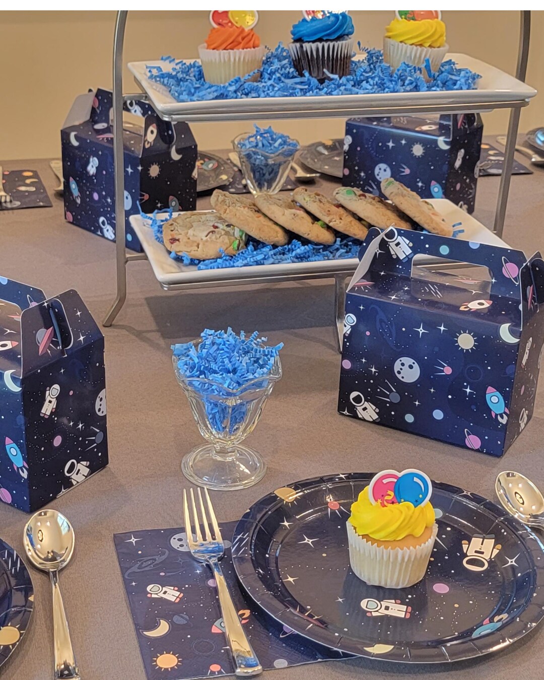 Space Party Decorations 36 Count. Outer Space Plates Napkins Favor ...