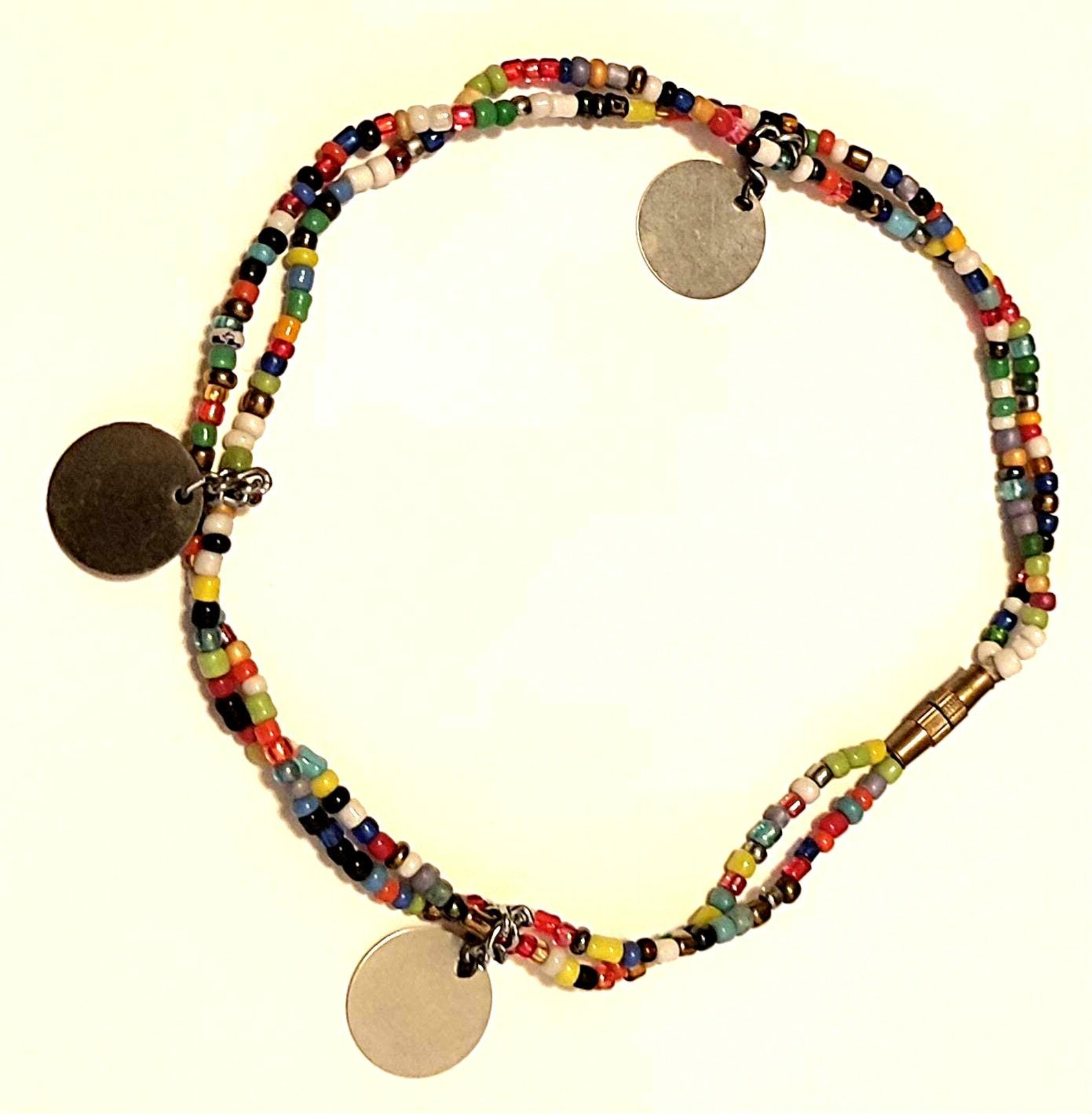 African Maasai Anklets Double Layered With Glass Beads Handcrafted by ...