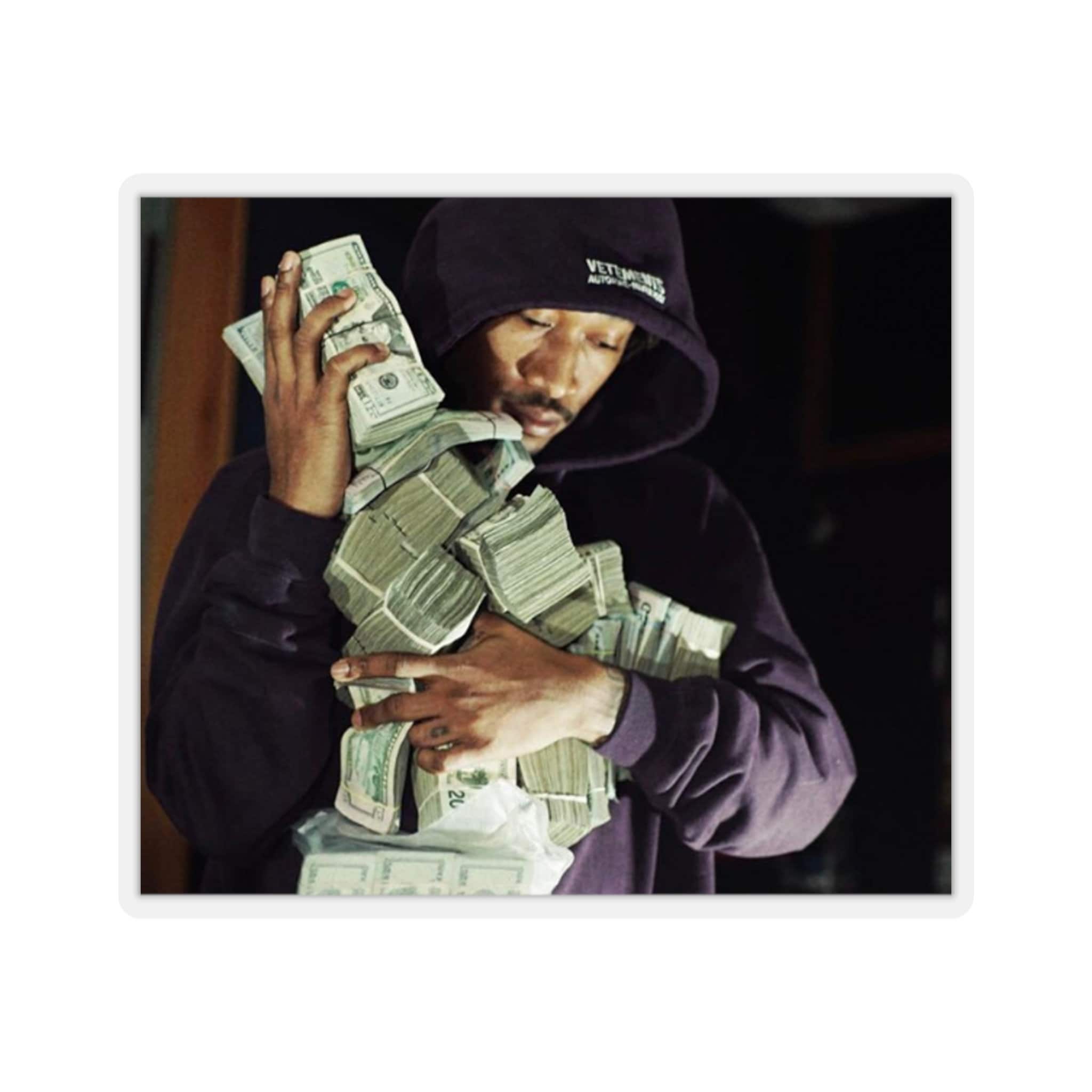 Rappers Holding Money