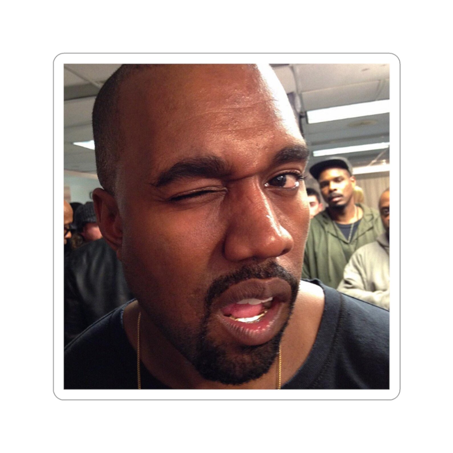 Kanye West Wink Sticker - Etsy