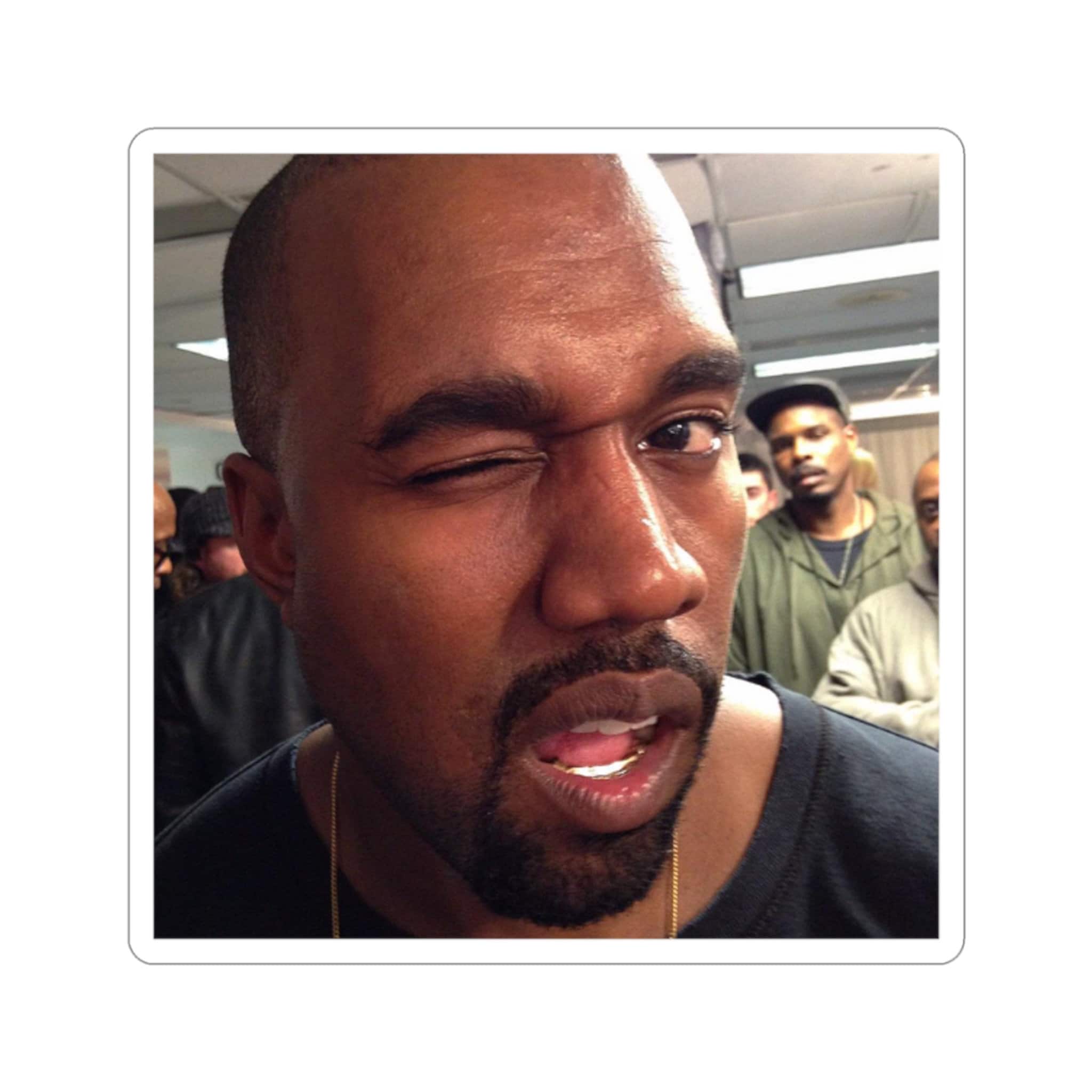 Kanye West Wink Sticker - Etsy