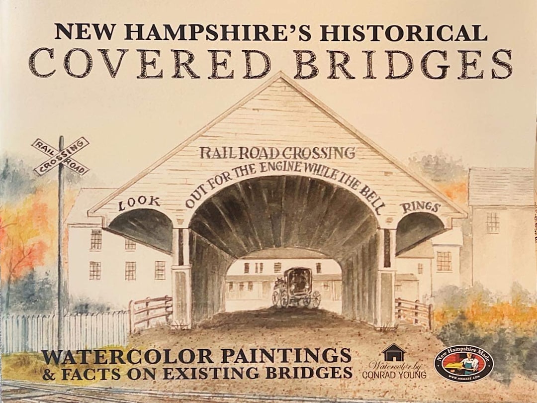 New Hampshires Historical Covered Bridges Book Bridges - Etsy