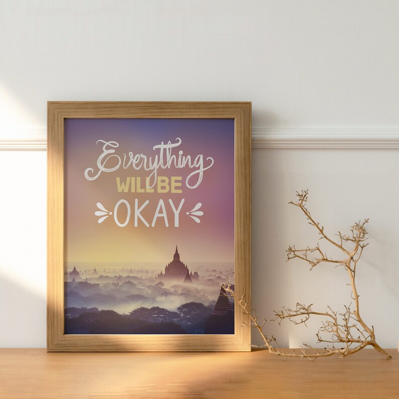 Digital Download Printable Positive Affirmation Poster - 11x8 Inches ...