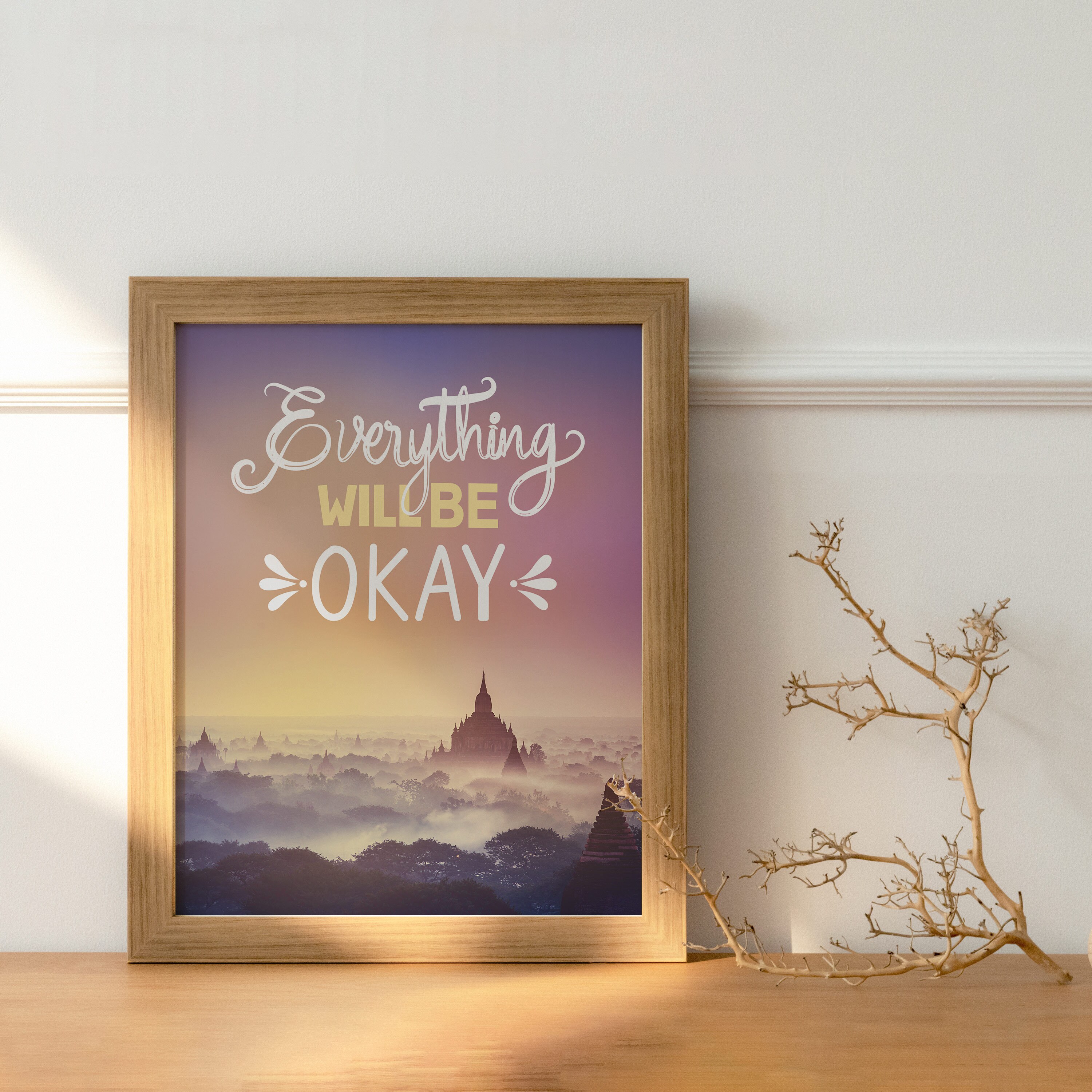 Digital Download Printable Positive Affirmation Poster - 11x8 Inches ...