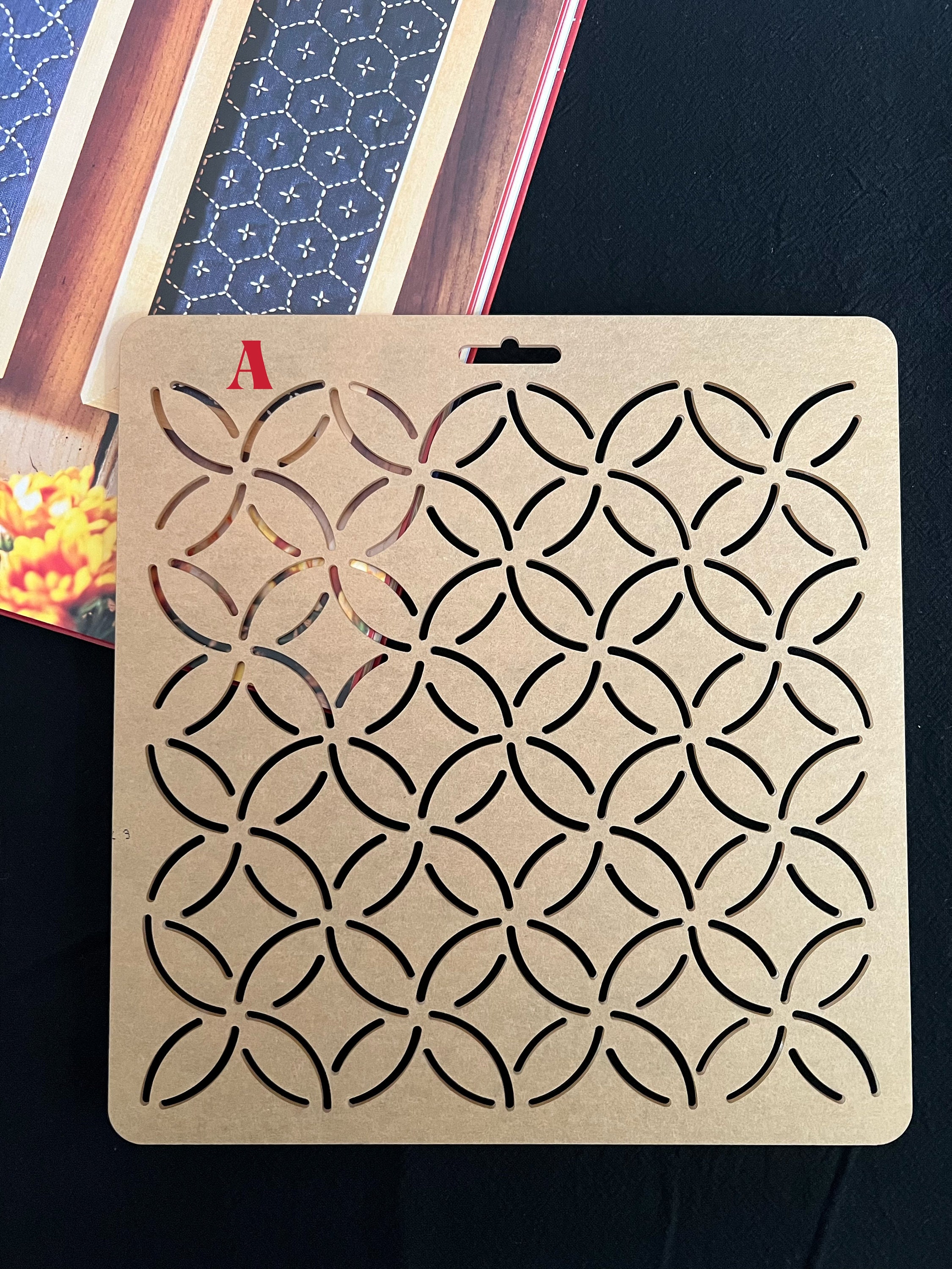 Acrylic Sashiko Stencil, Sashiko Embroidery Templates, Basic Patterns ...