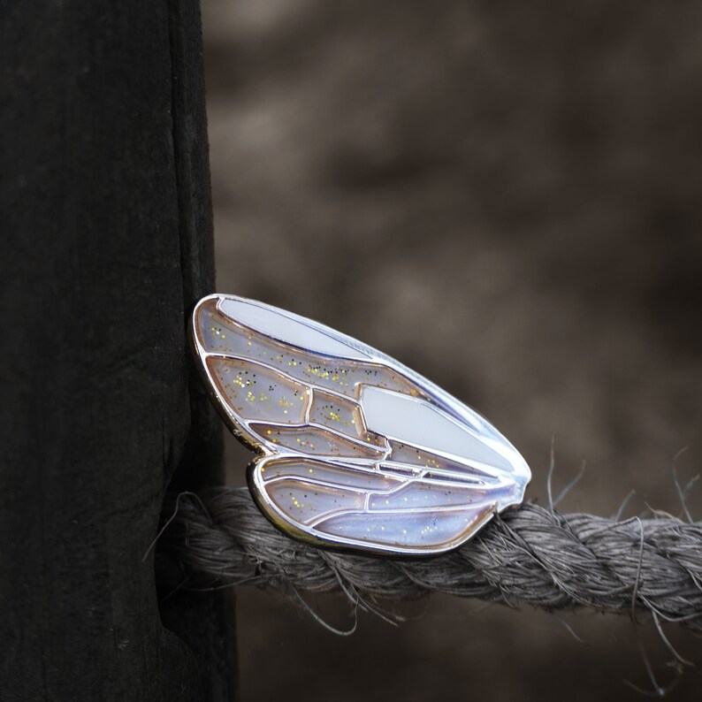 Wasp Wing Stained Glass Pin Set Vespula Germadrill inspired by Pokemon ...