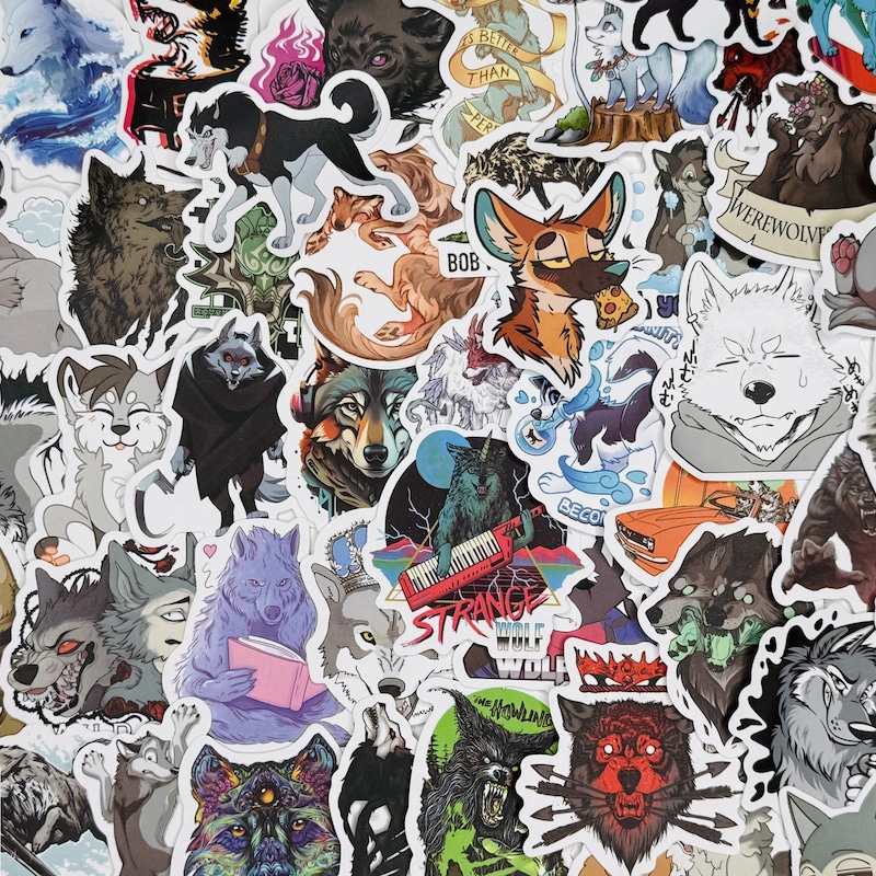 Furry Sticker - Etsy
