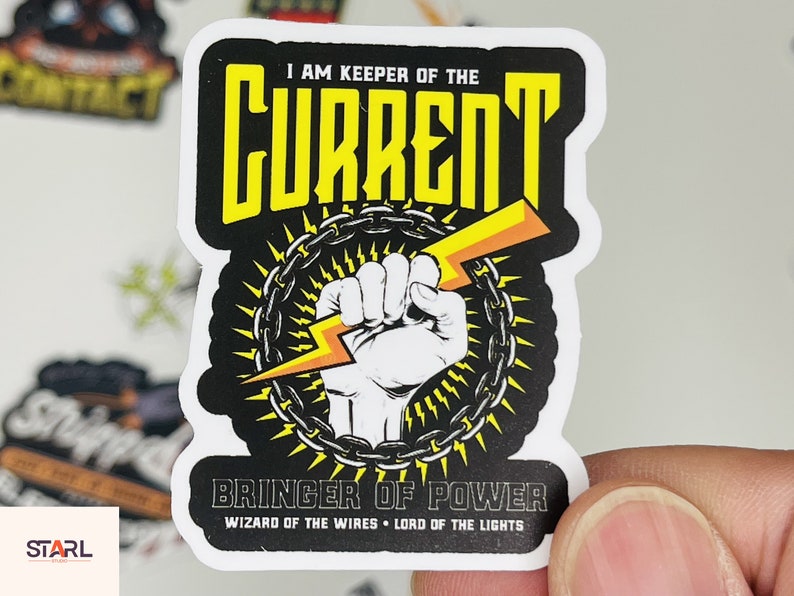 ELECTRICIAN Stickers, Vinyl Stickers, 10-50 Pcs Random Pack, FREE ...