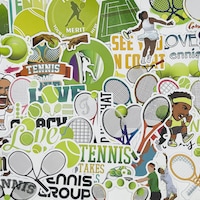 Tennis Sticker - Etsy