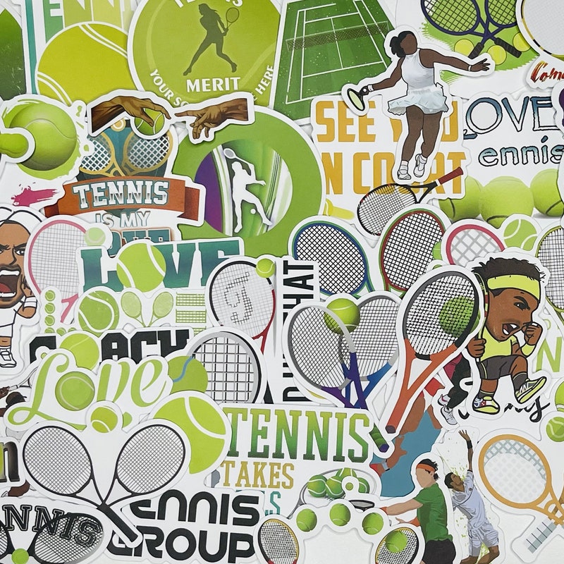 Funny Tennis Stickers - Etsy