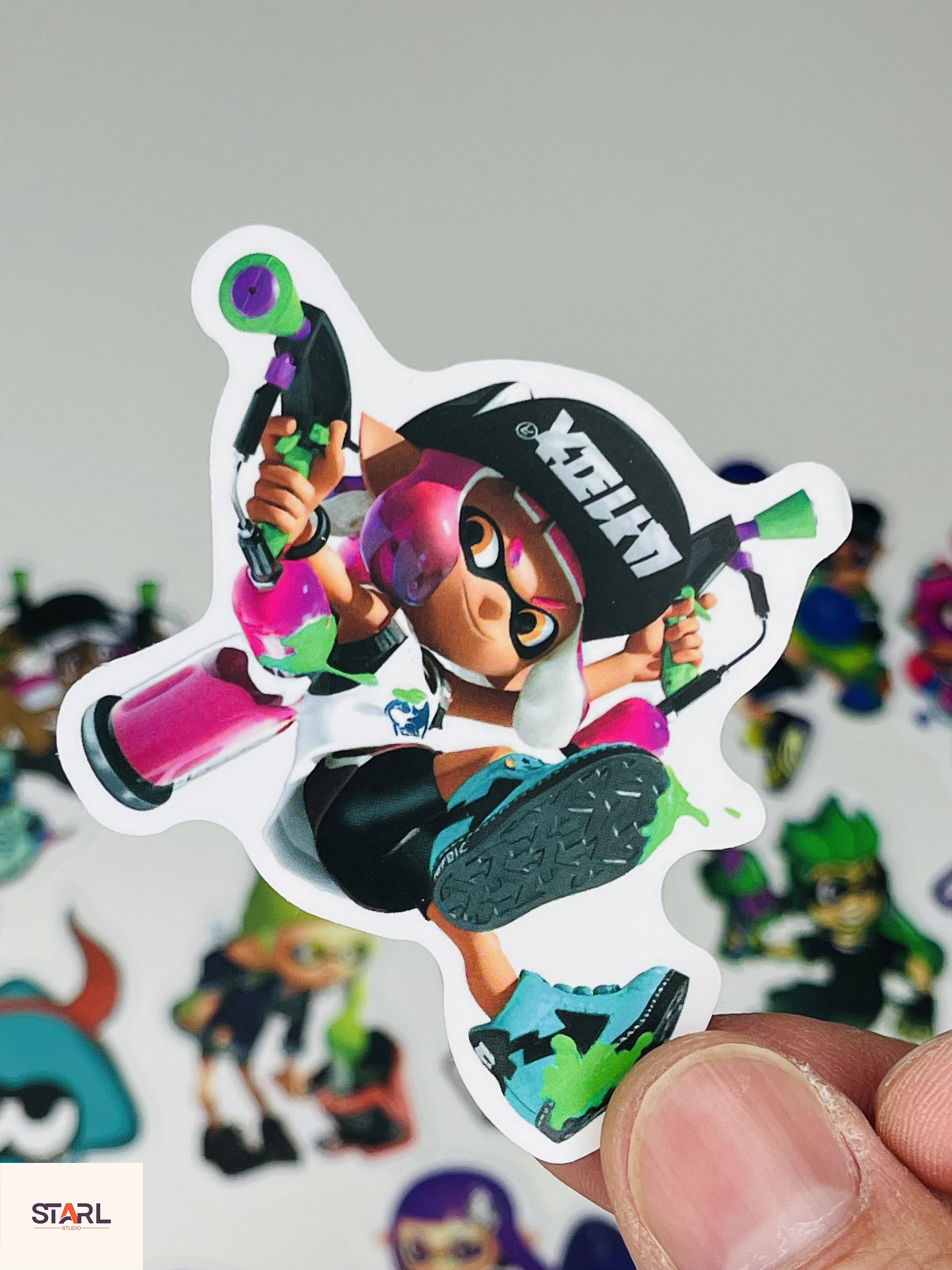 Splatoon Stickers Vinyl Stickers 10-50 Pcs Random Pack FREE - Etsy