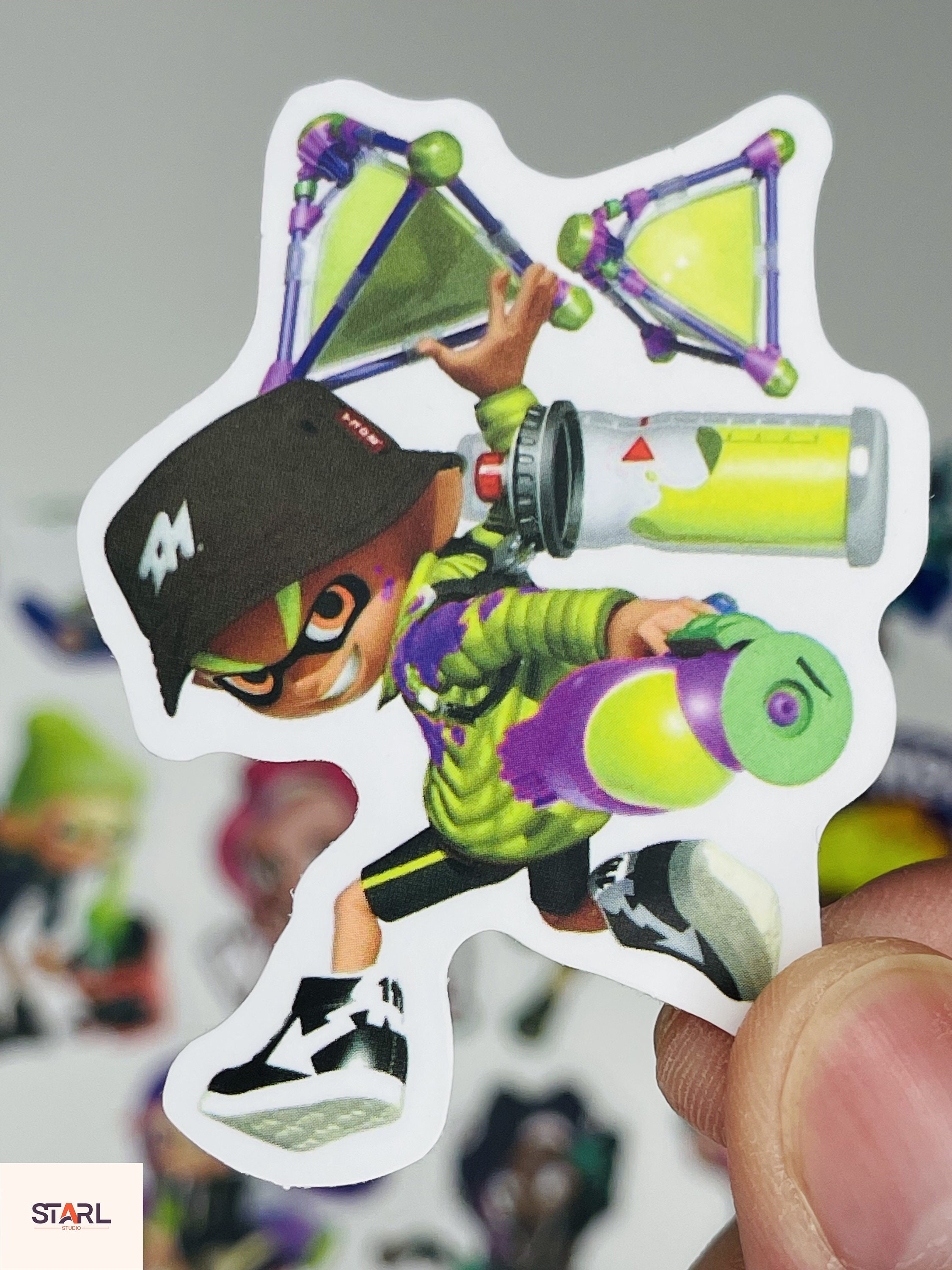 Splatoon Stickers Vinyl Stickers 10-50 Pcs Random Pack FREE - Etsy