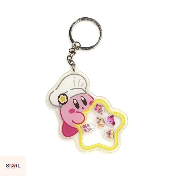 Kirby Keychain - Etsy
