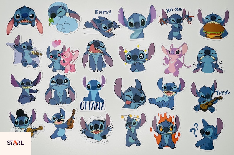Stitch Stickers, Vinyl Stickers, 10-50 Pcs Random Pack, FREE Shipping ...