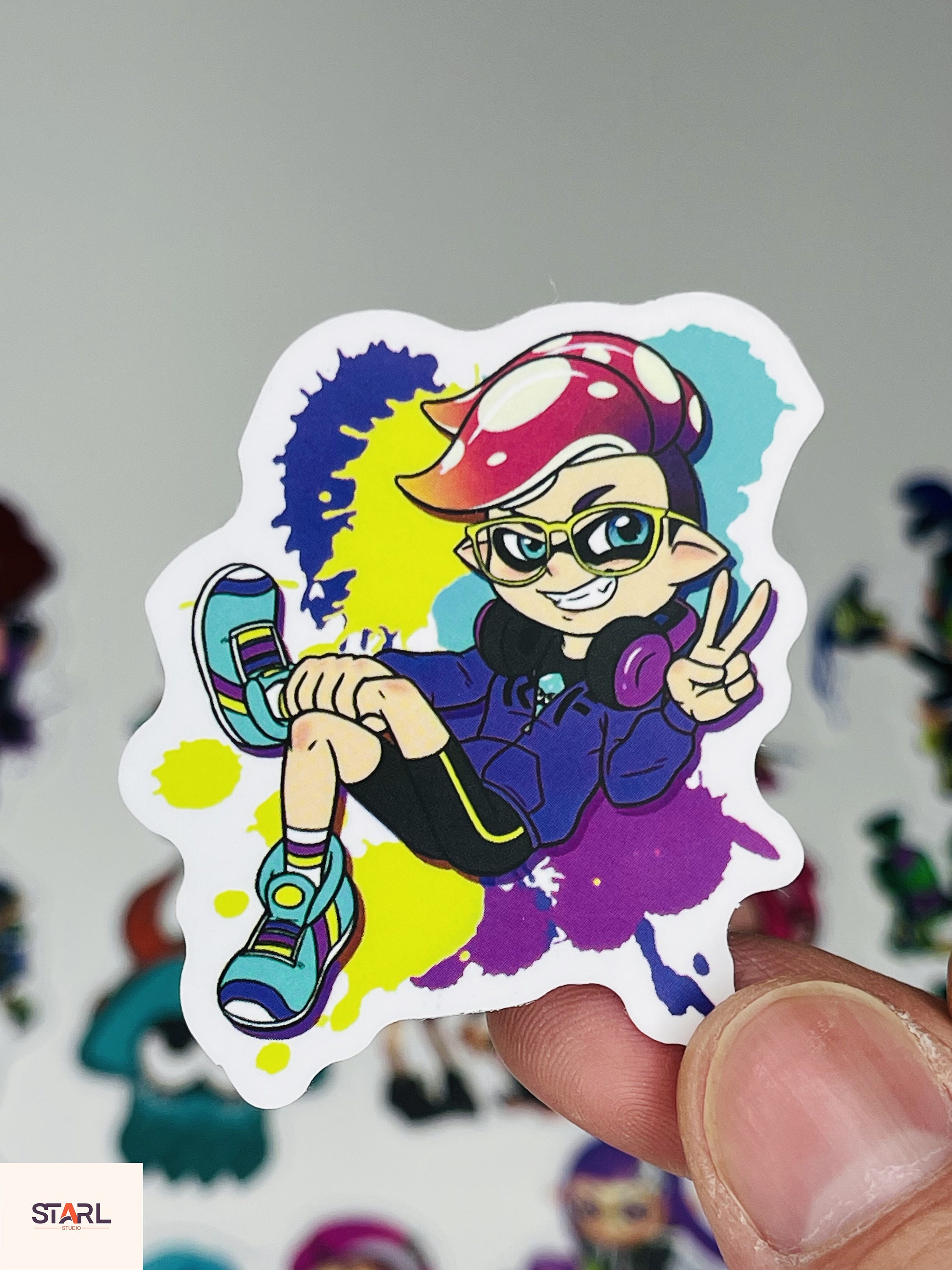 Splatoon Stickers Vinyl Stickers 10-50 Pcs Random Pack FREE - Etsy