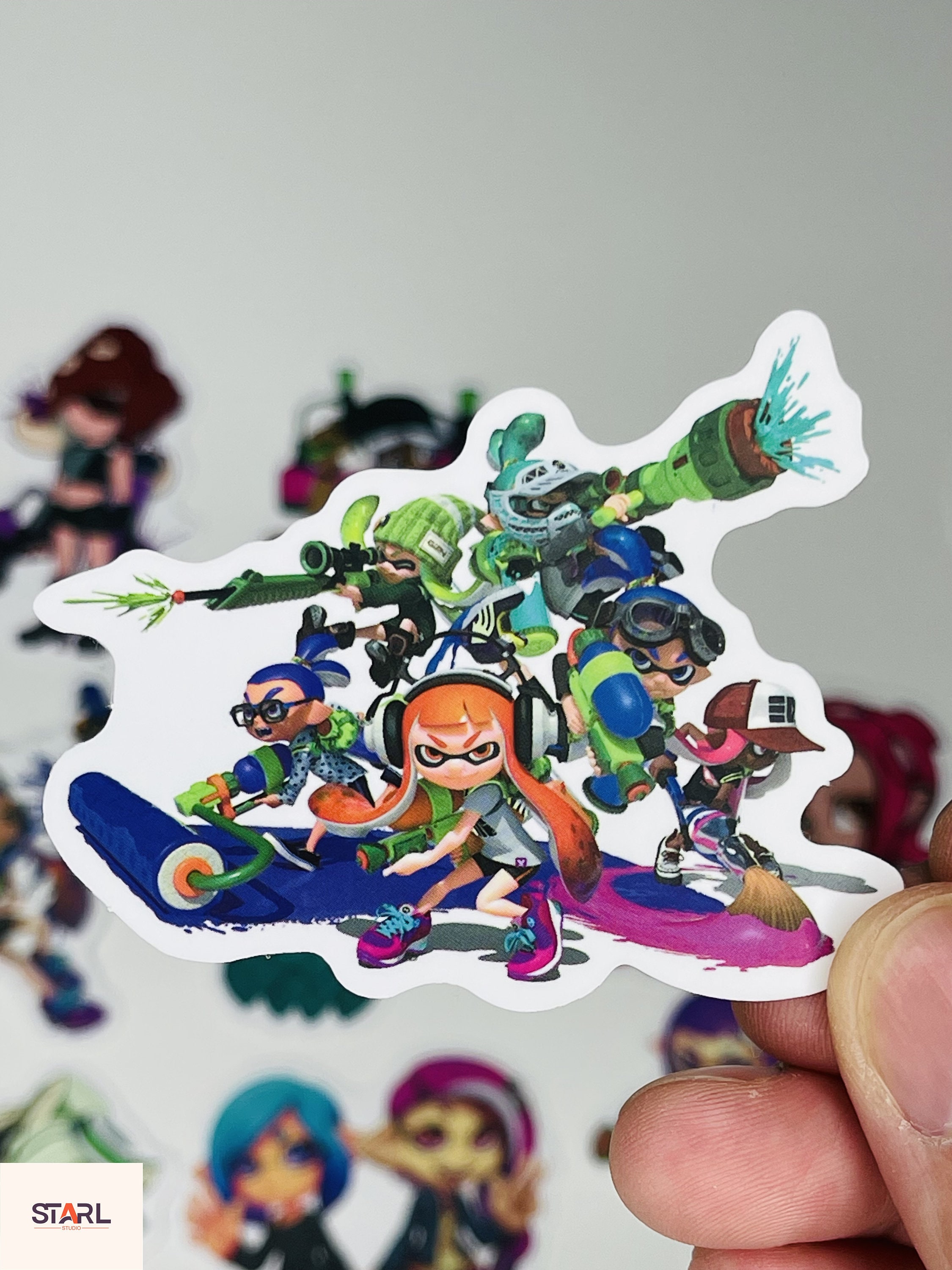 Splatoon Stickers Vinyl Stickers 10-50 Pcs Random Pack FREE - Etsy