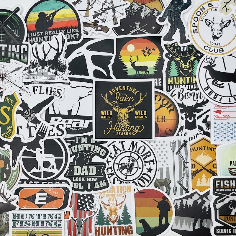 Hunting Sticker - Etsy