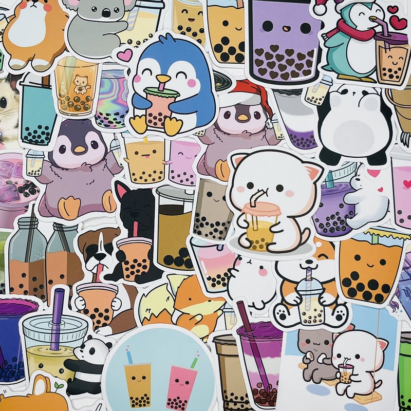 Boba Tea Sticker - Etsy