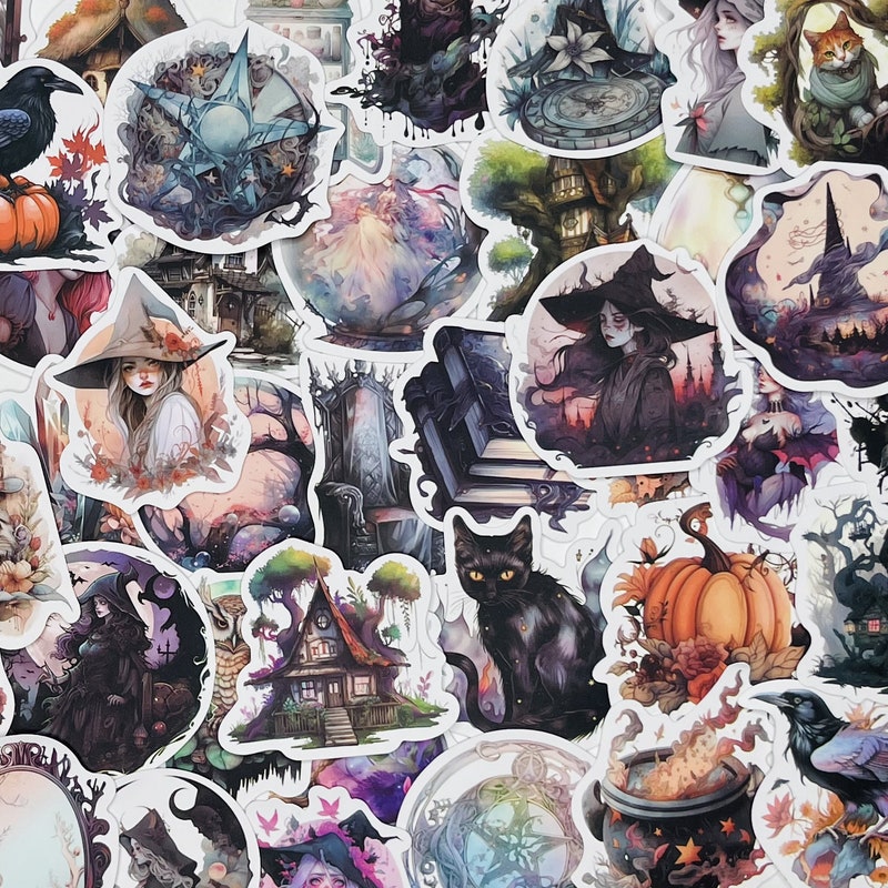 Witch Stickers - Etsy