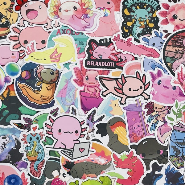 Axolotl Sticker - Etsy
