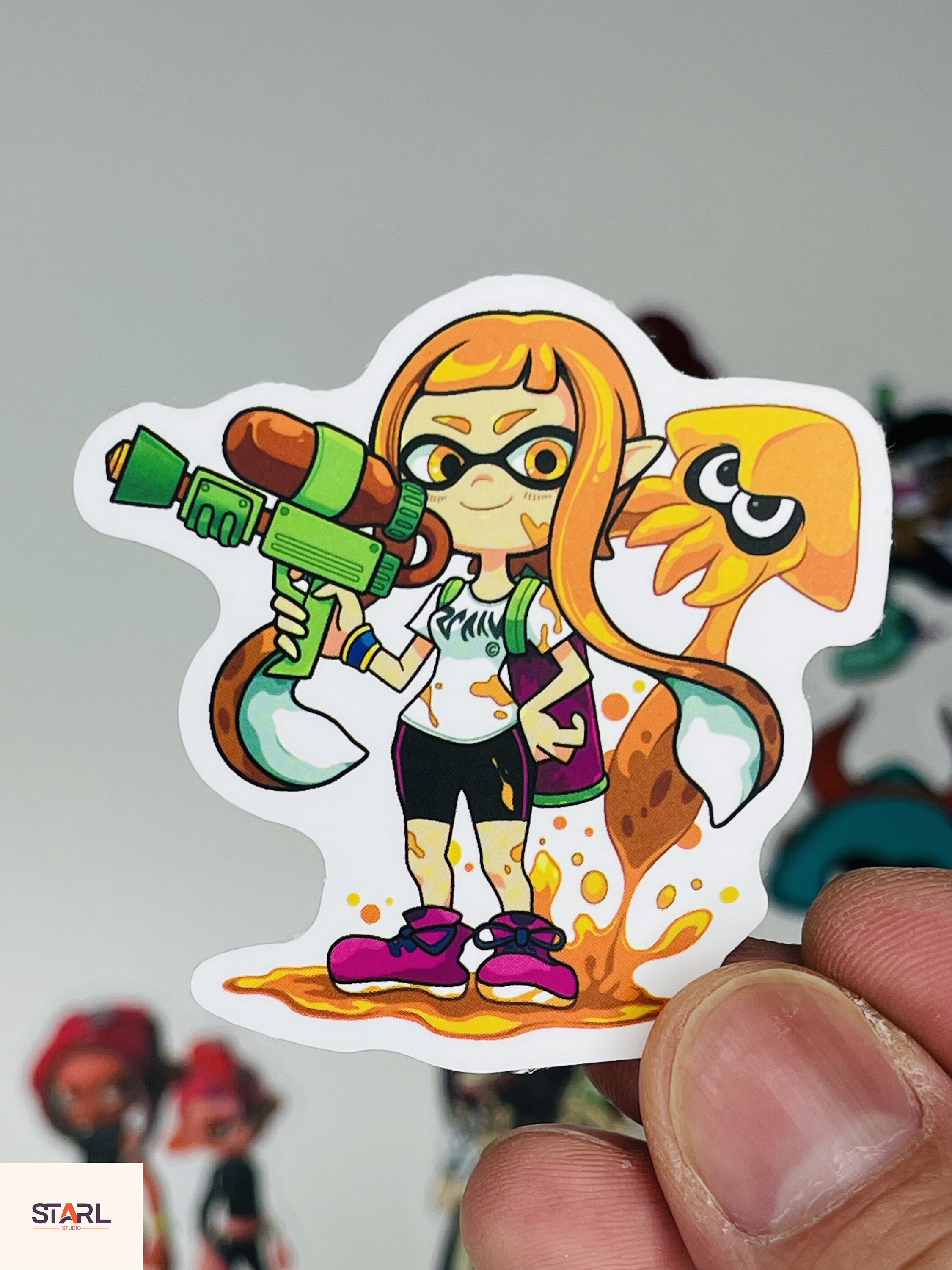 Splatoon Stickers Vinyl Stickers 10-50 Pcs Random Pack FREE - Etsy