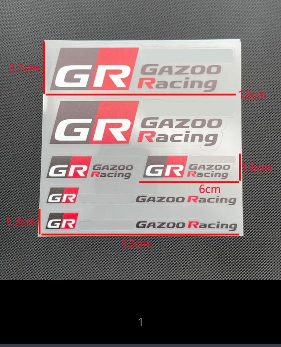 Toyota Gazoo GR Racing Stickers Decals Toyota 86 Supra Yaris - Etsy
