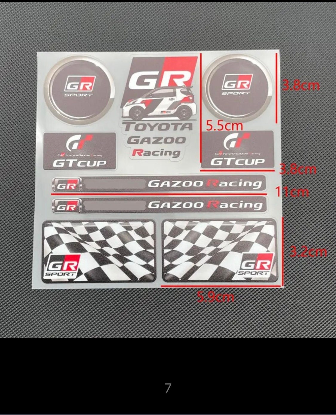 Toyota Gazoo GR Racing Stickers Decals Toyota 86 Supra Yaris - Etsy