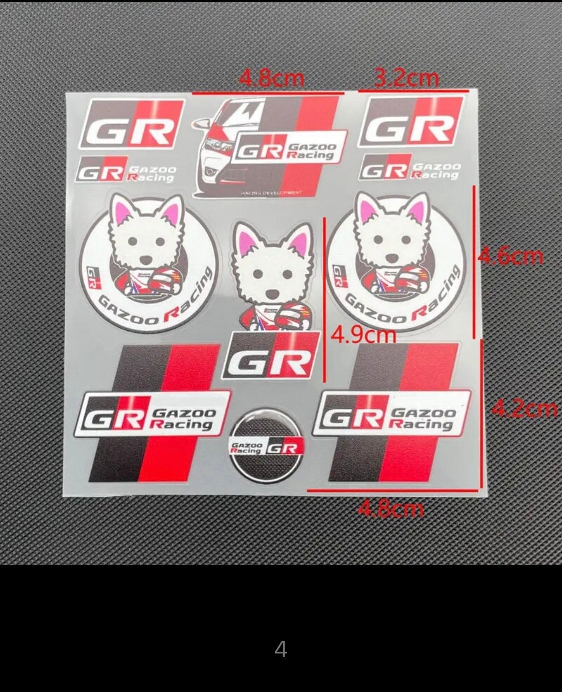 Toyota Gazoo GR Racing Stickers Decals Toyota 86 Supra Yaris - Etsy