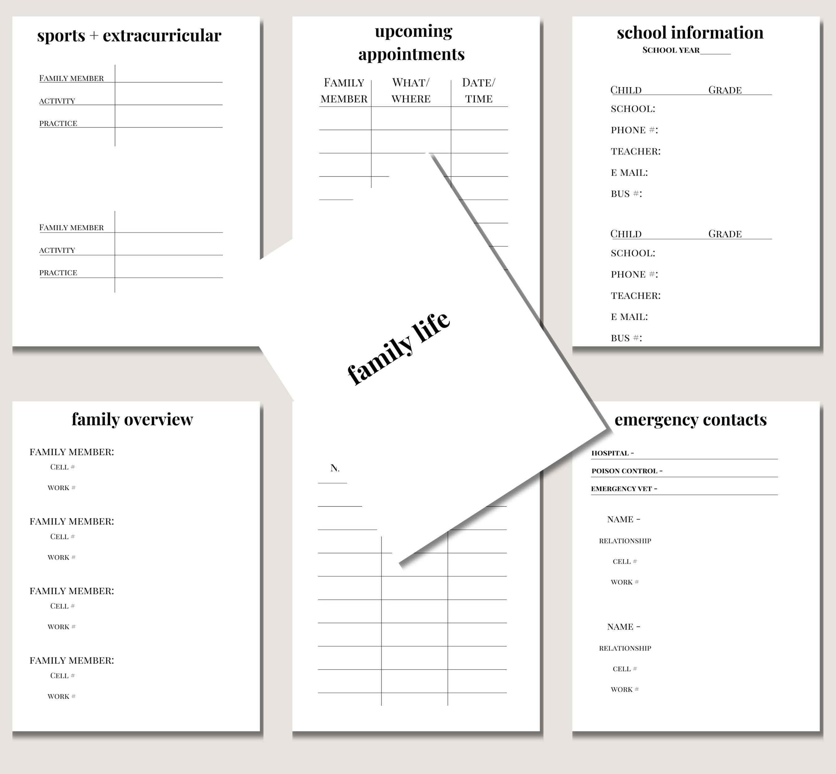 Life Organization Binder, Life Binder, Budgeting Binder, Adhd Life ...