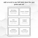 Home Organizer Labels, Attic & Garage Bin Labels (digital Download) - Etsy