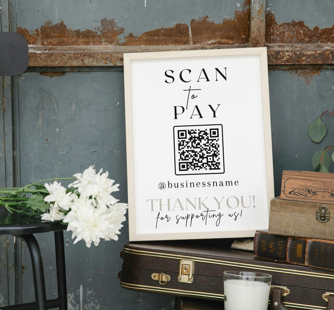 Scan to Pay Customer QR Codes Scan-to-pay Small Business Bundle Qr Code ...