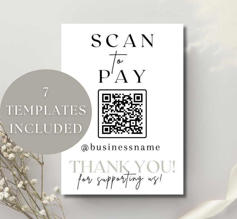Scan to Pay | Customer QR Codes | Scan-to-pay | Small Business Bundle ...