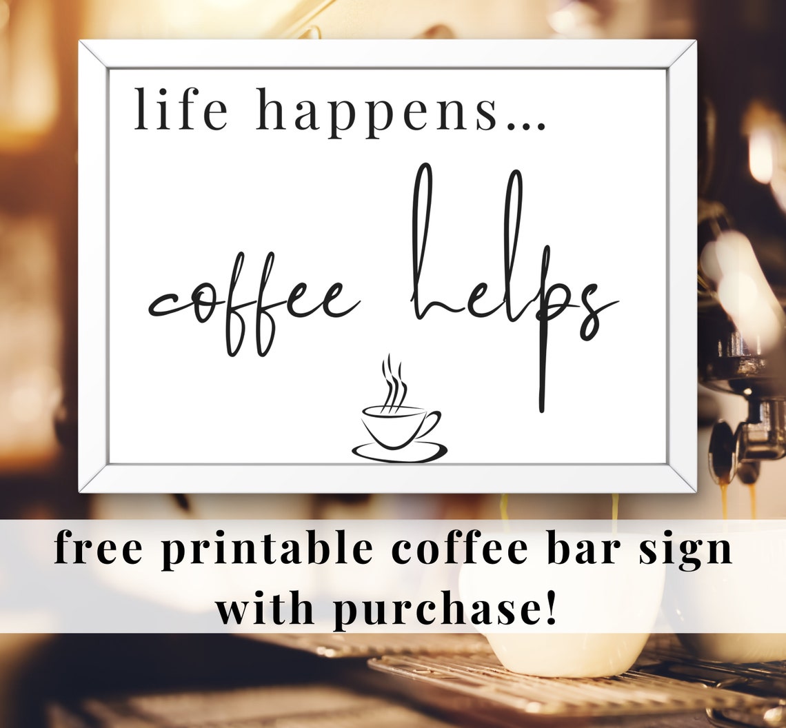 Coffee Syrup Bottle Labels, Personal Bottle Label, Coffee Bar ...