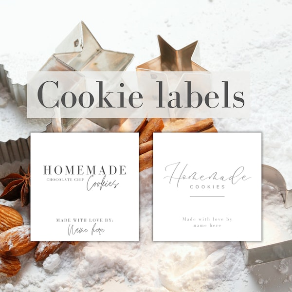 Cookie Labels - Etsy