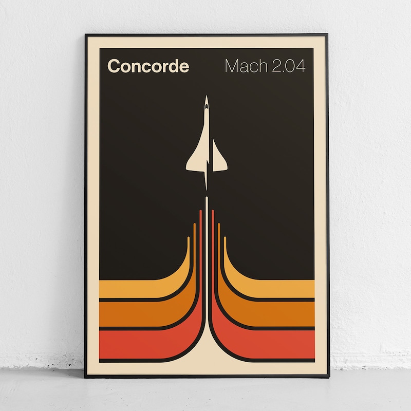 Concorde Poster - Etsy