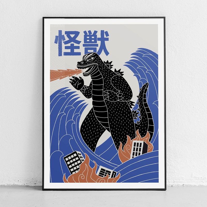 Godzilla Legendary Poster - Etsy