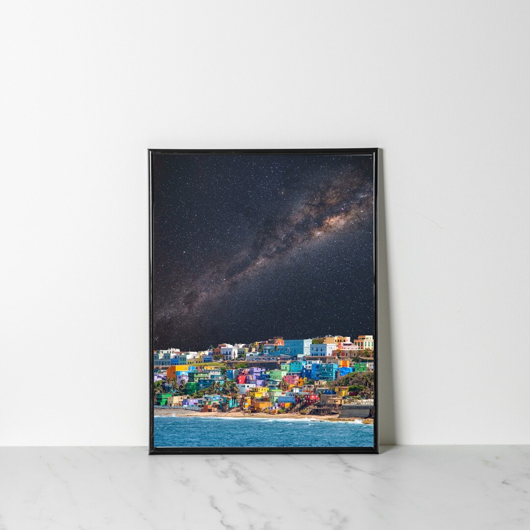 Puerto Rico Milky Way Poster Puerto Rico Wall Art Puerto Rico Poster ...