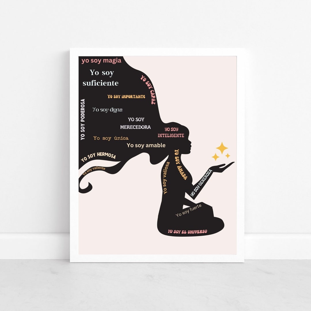 Spanish Affirmation Amor Propio Spanish Classroom Decor Self Love ...