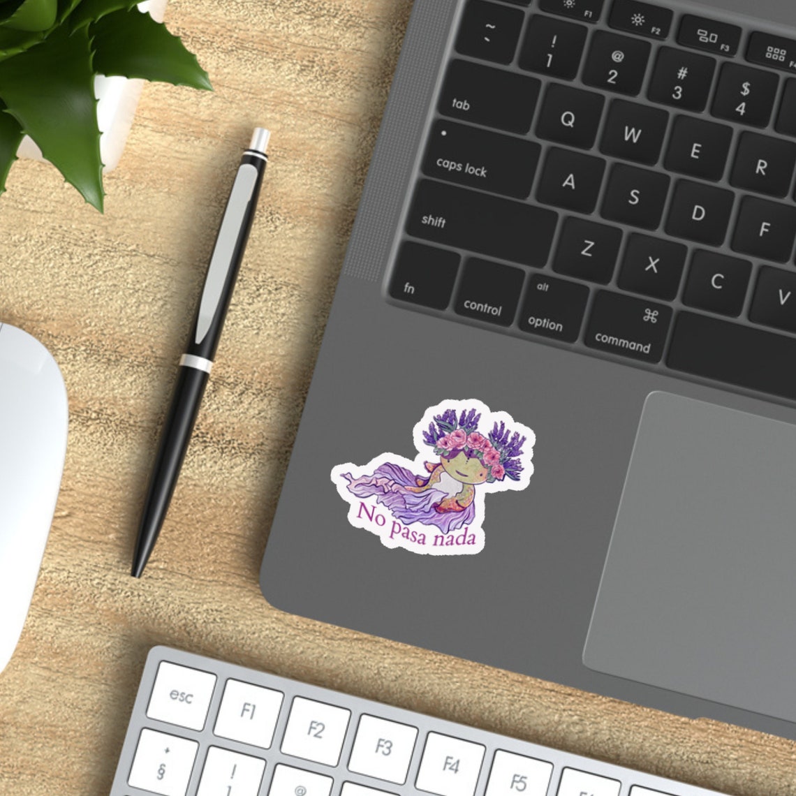 Axolotl Sticker Salamander Sticker Cute Axolotl No Pasa Nada Axolotl ...